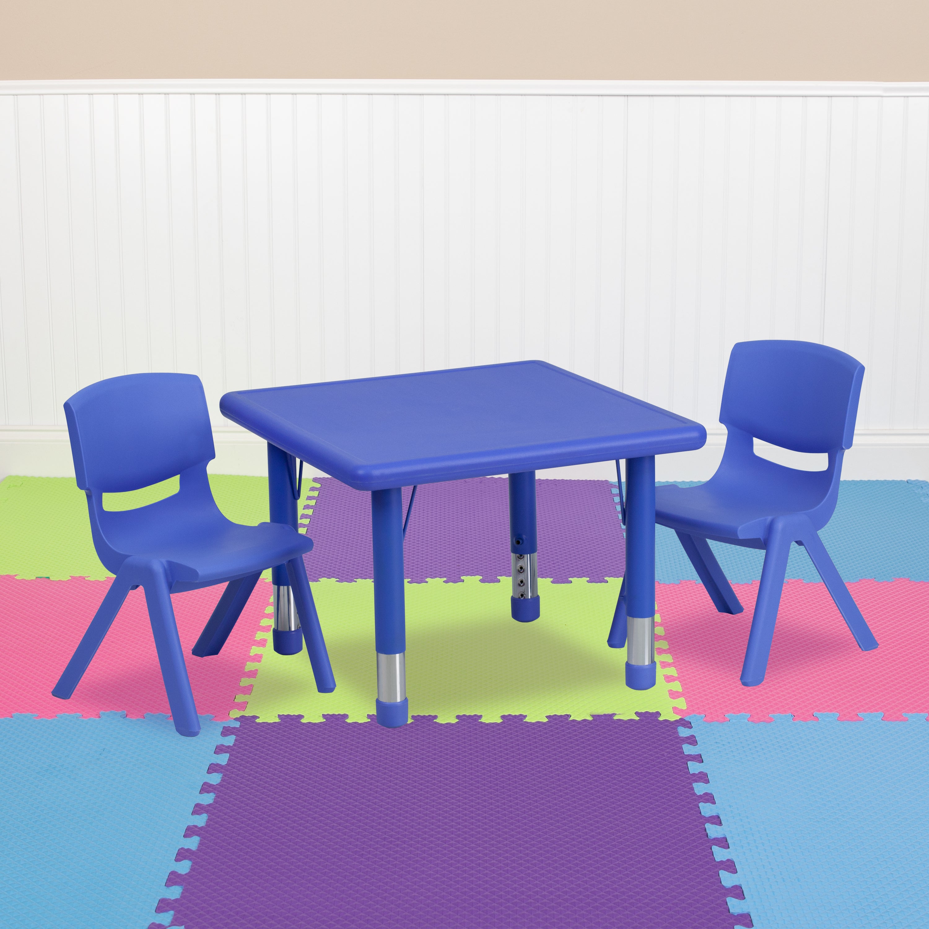 24SQ Blue Activity Table Set